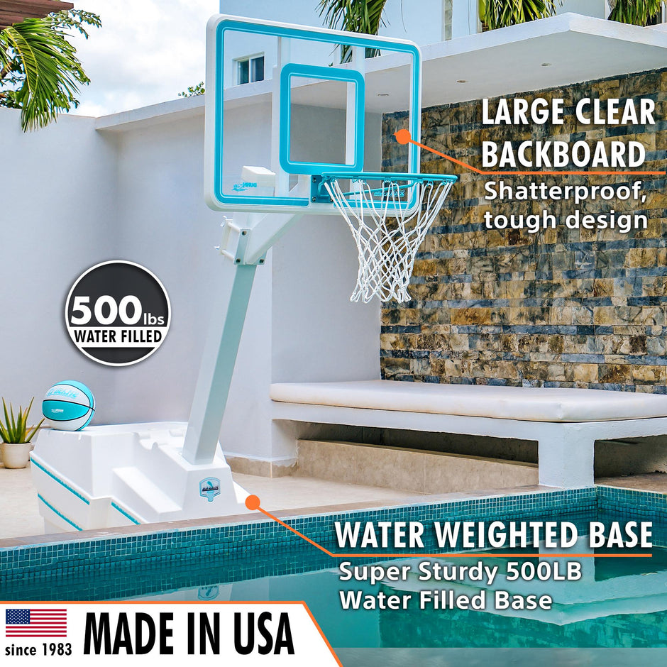 Pool Basketball Hoops for Swimming Pools | Dunn-Rite